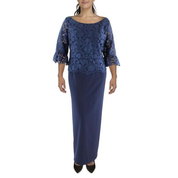 JS Collections | Dresses | Js Collections Womens Navy Lace Formal ...
